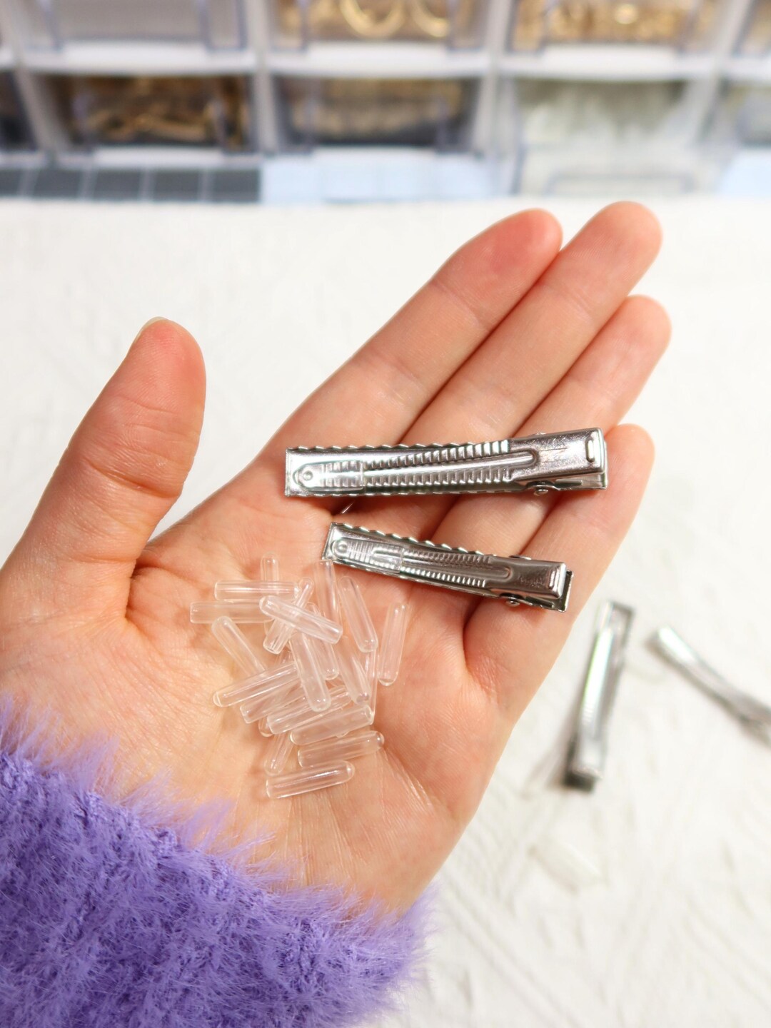 20 Pcs | PVC Rubber Sleeves | DIY Accessories | Alligator Clips ...