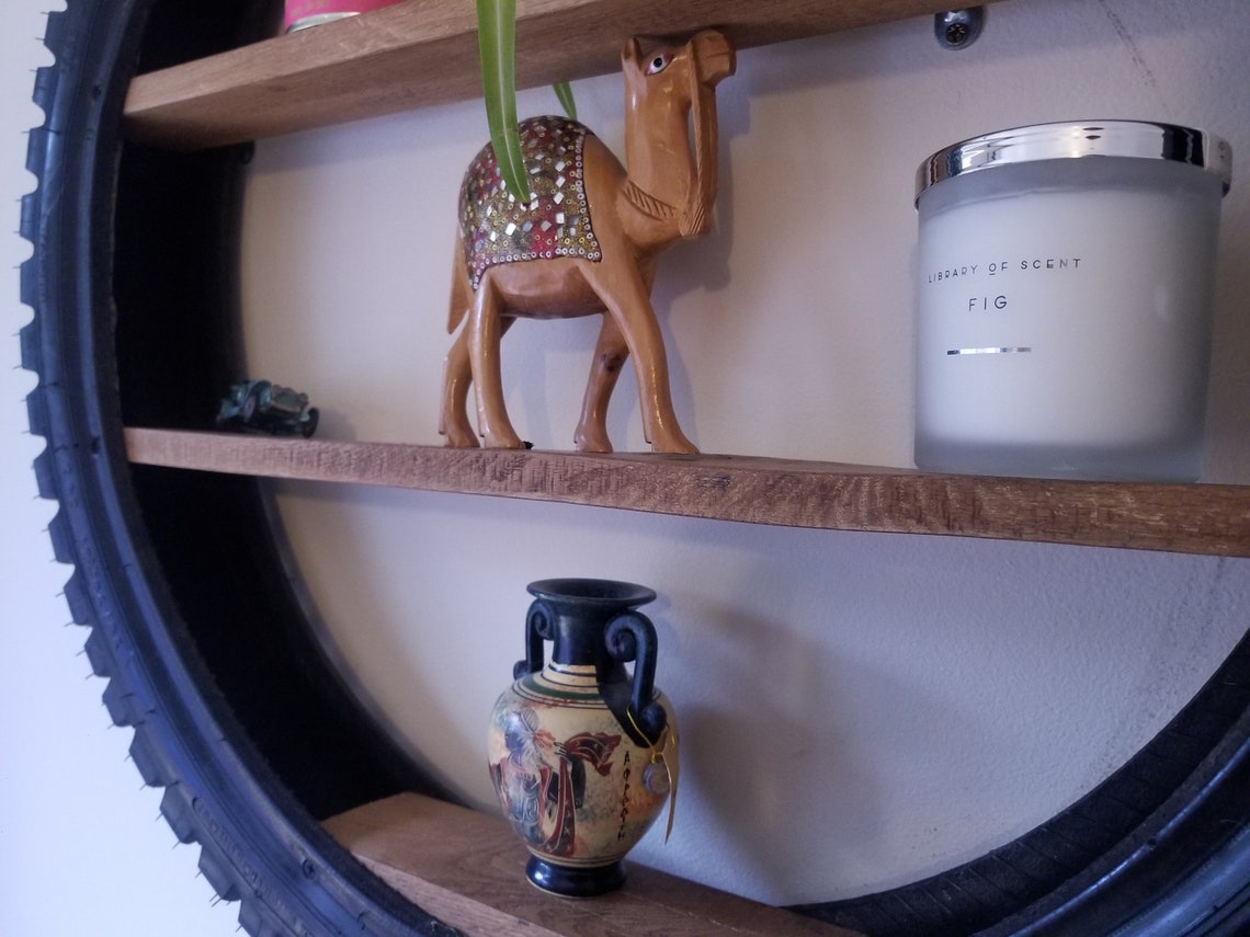 Motorbike Tyre Shelf Offroad, Photo, Trophy, Sentimental Item Display ...