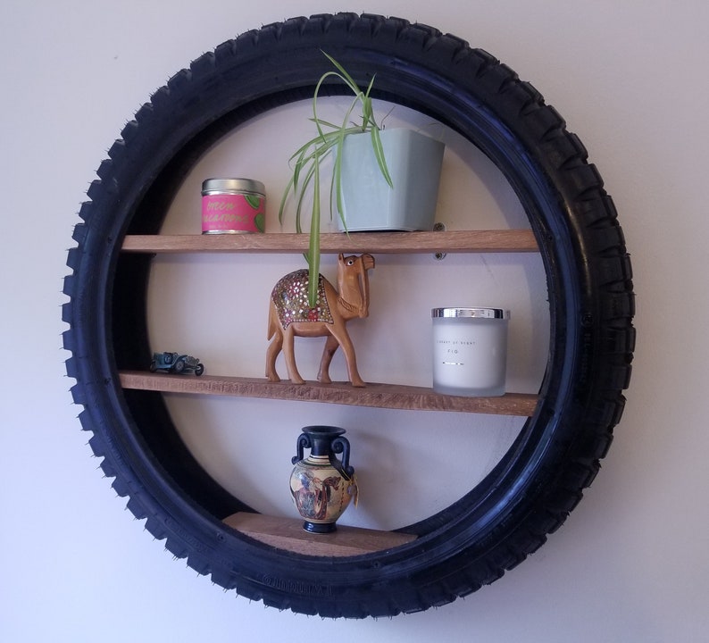 Motorbike Tyre Shelf Offroad, Photo, Trophy, Sentimental Item Display ...