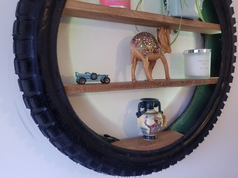 Motorbike Tyre Shelf Offroad, Photo, Trophy, Sentimental Item Display ...