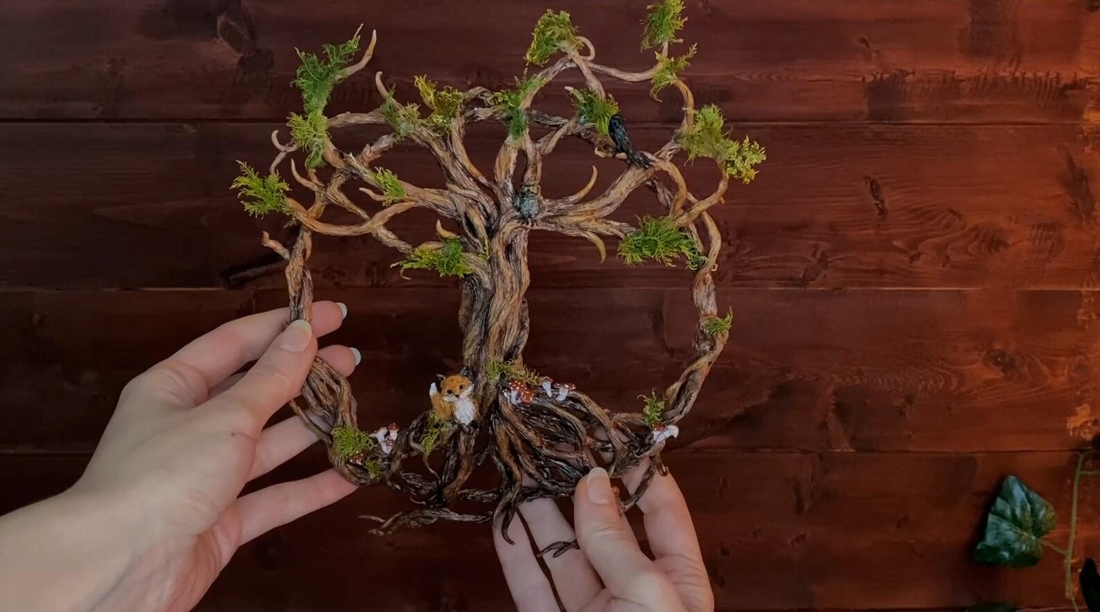 Hand Sculpted Tree of Life , Circle Symbol for Growth and Abundance ...