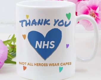 Thank You NHS Nhs Mug NHS Gifts NHS Nhs Our Heroes | Etsy