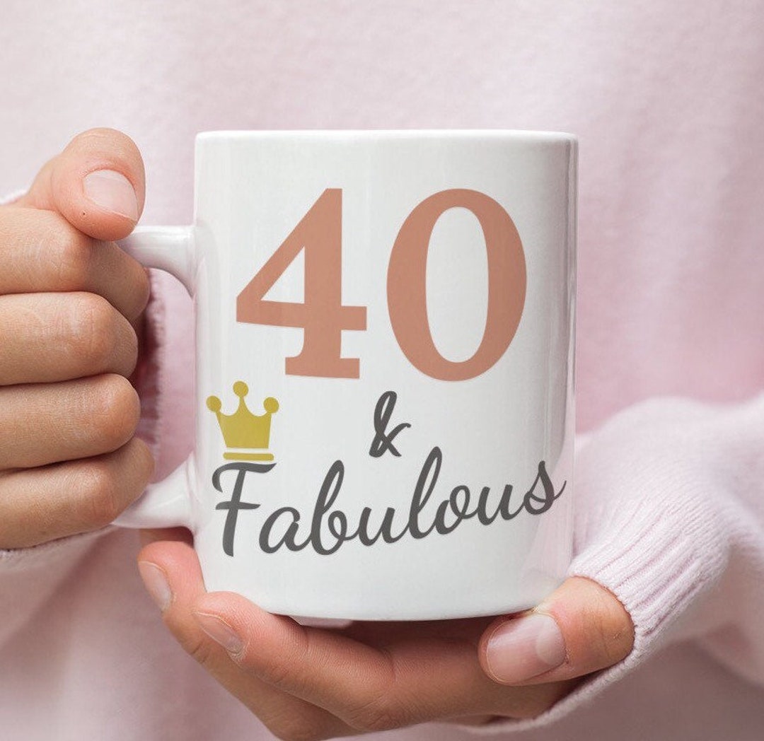 40th Birthday Gift Mug for Her, Daughter's 40th Mug,fortieth,friends ...