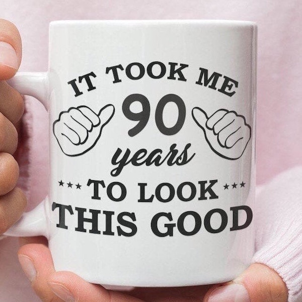 90th Birthday Mug - Etsy