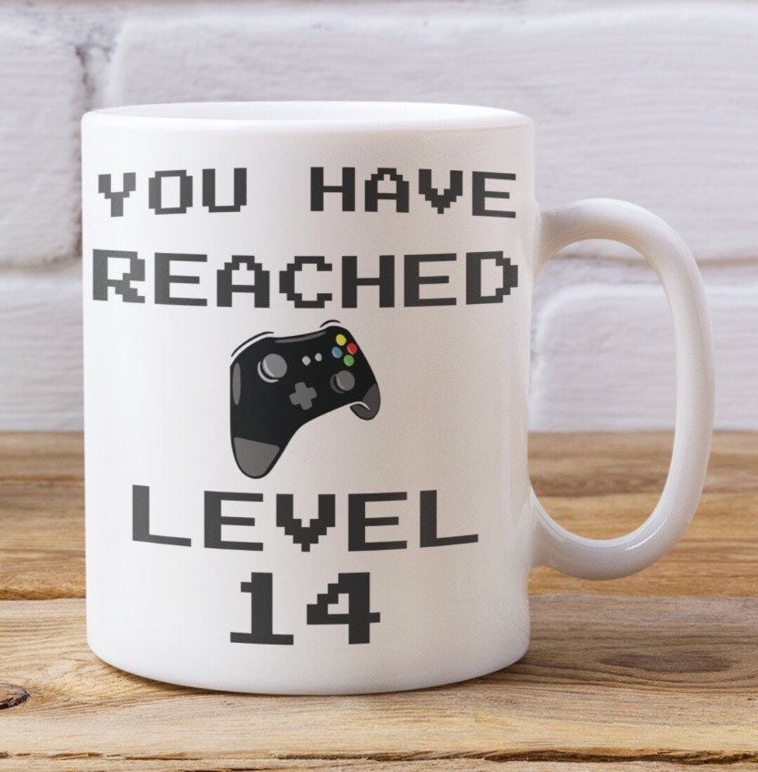 14th Birthday Gamer Retro Mug Gift/14 Birthday Mug/14th Birthday Cup ...
