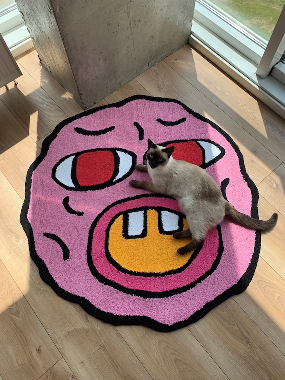 Tufted Rug Golf Cherry Bomb Custom Punch Needle - Etsy