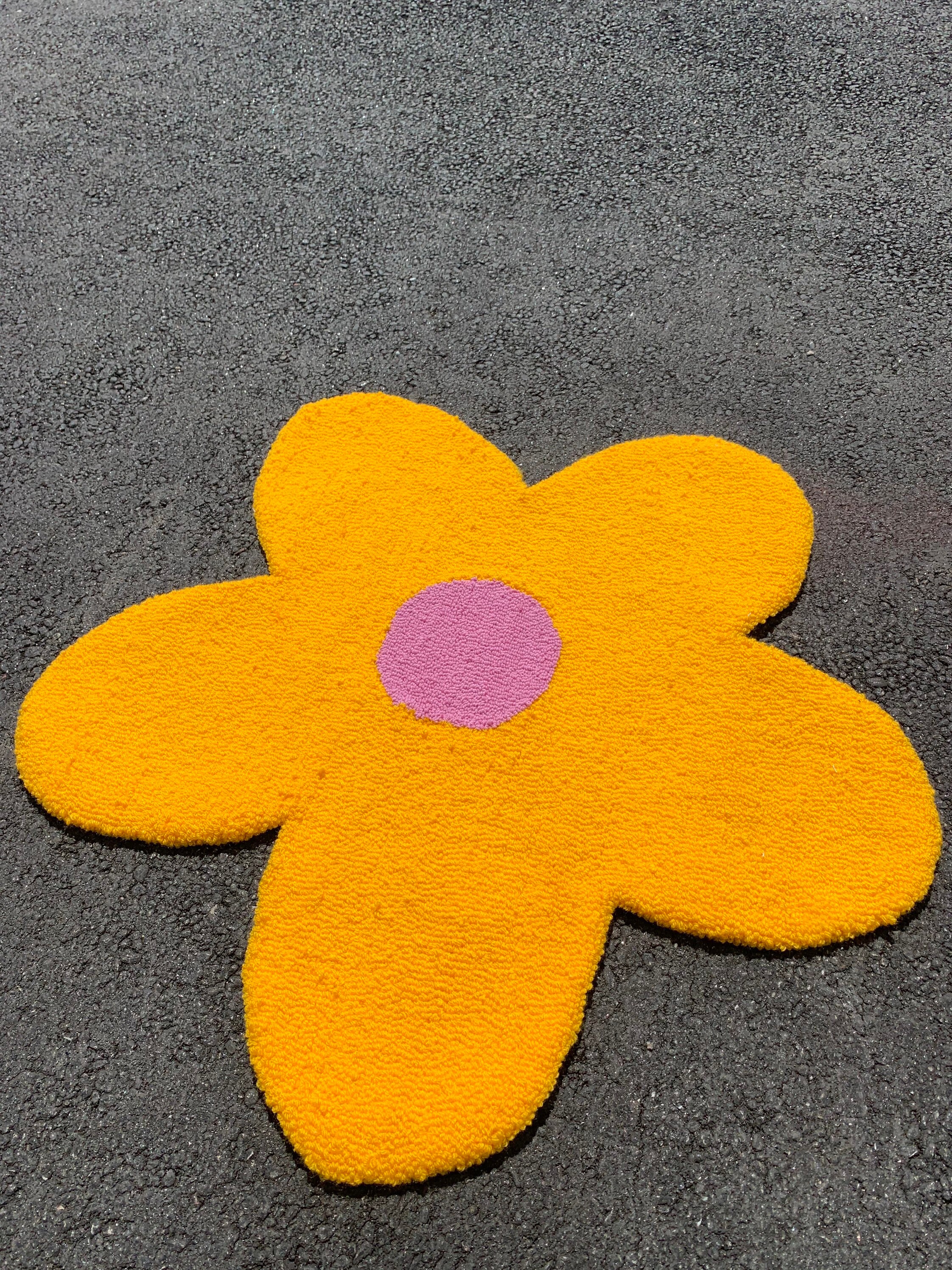 Handmade Tufted Custom Flower Rug. Any Color - Etsy Australia