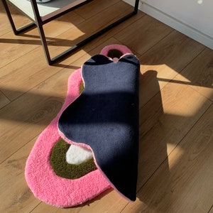 Tufted Abstract Rug Tufting Carpet Handmade Custom - Etsy