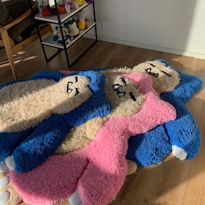 Snorlax Tufted Fluffy 3d Skeleton Rug Tufting Carpet - Etsy