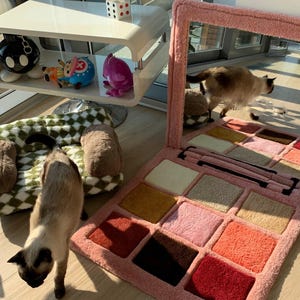Makeup Palette Rug and Mirror Custom Tufted - Etsy