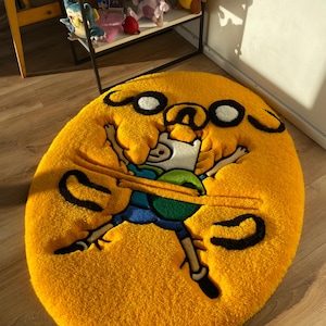 Fluffy Tufted Custom Rug, Cartoon Custom Rug, Bedroom Decor, - Etsy