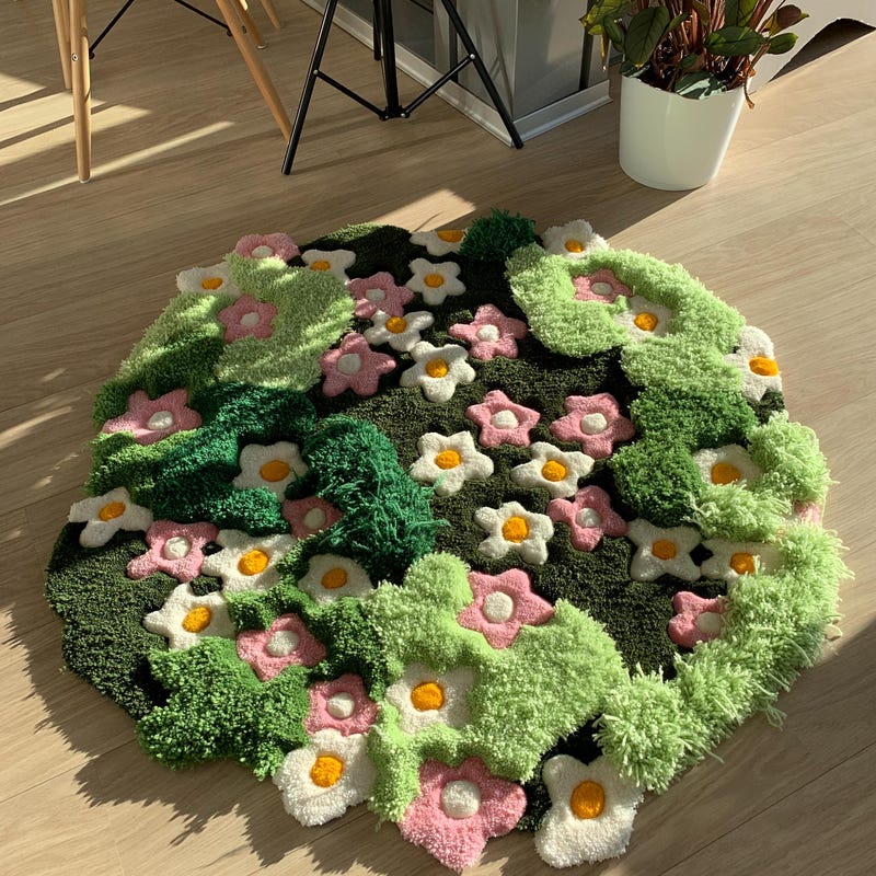 Moss Rug - Etsy