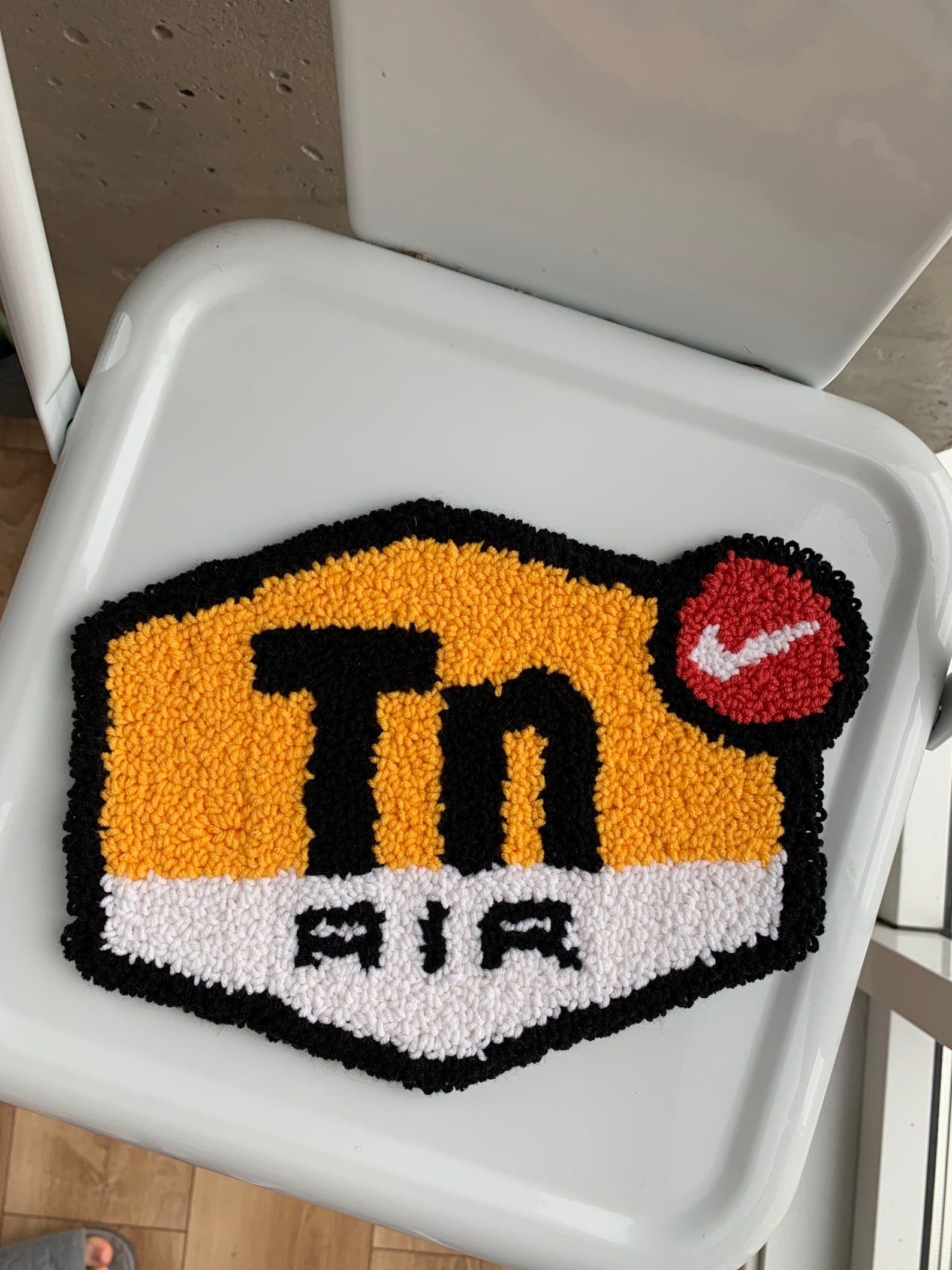 Tufted Handmade Rug Nike Tn Air Max Punch Needle Coaster. | Etsy