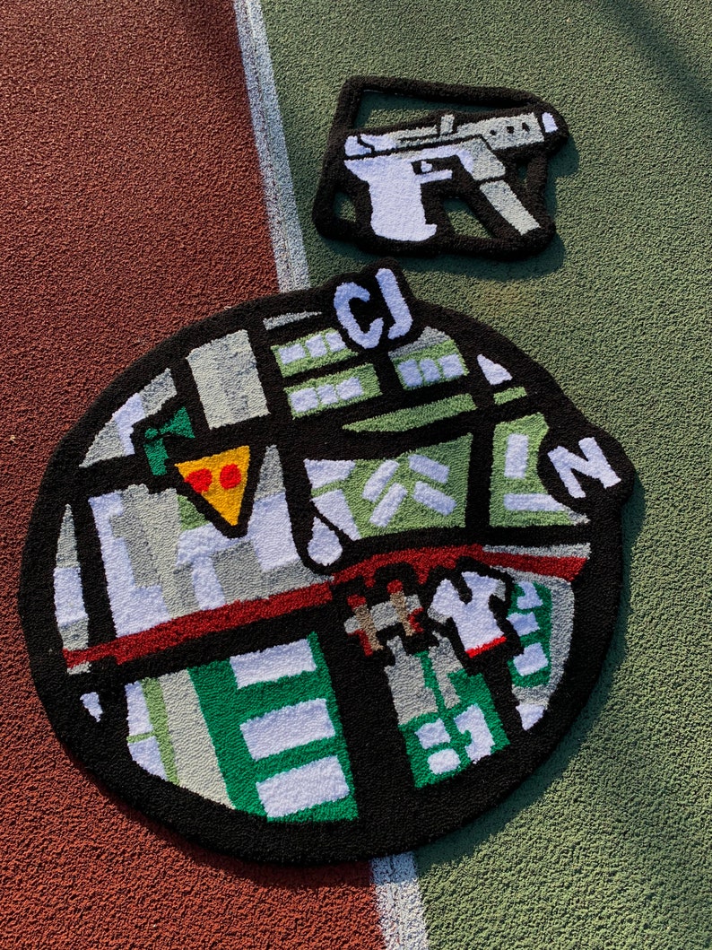GTA Tufted Rug Custom Tufting Carpet Grand Theft Auto - Etsy
