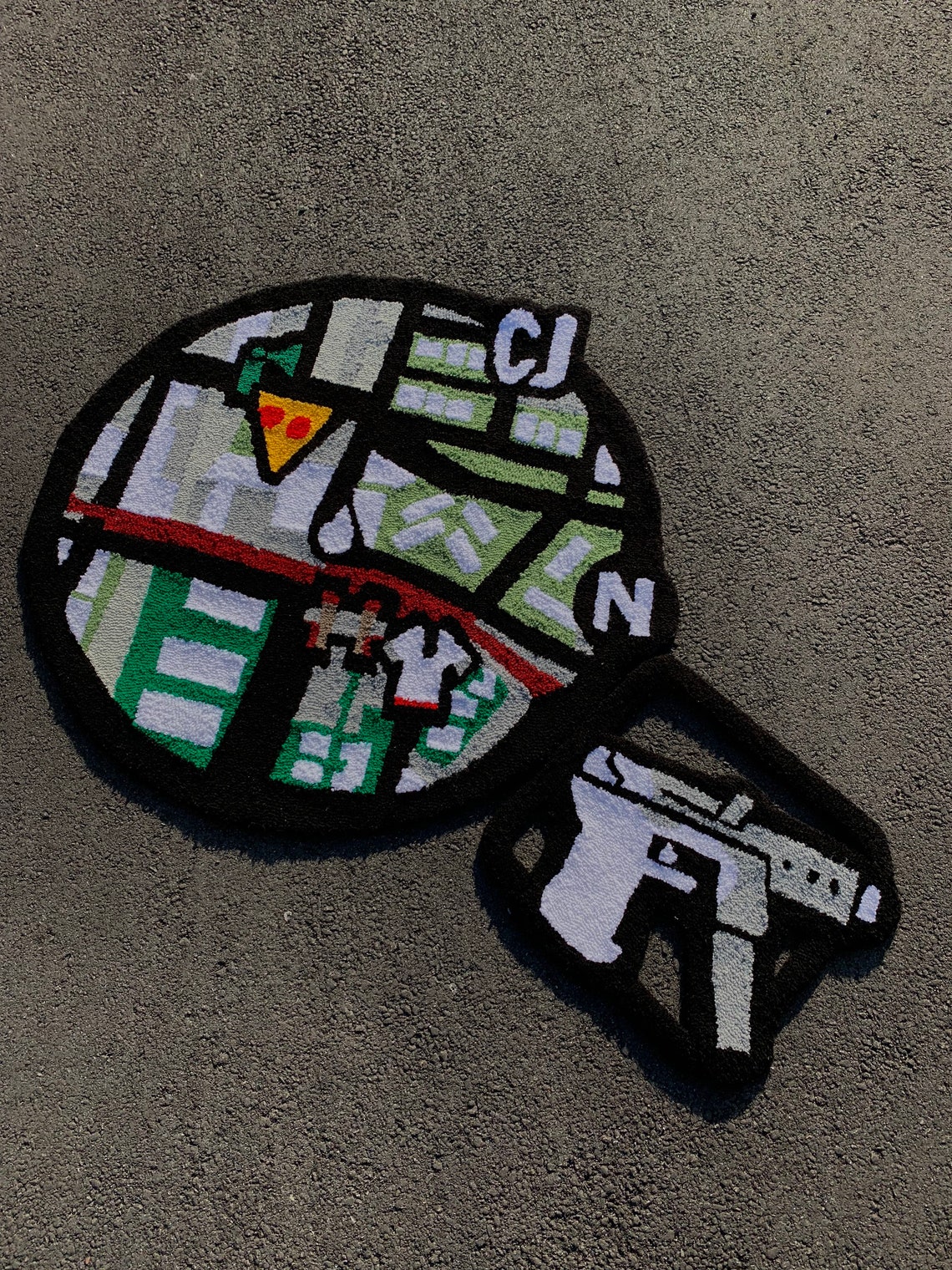 GTA Tufted Rug Custom Tufting Carpet Grand Theft Auto | Etsy