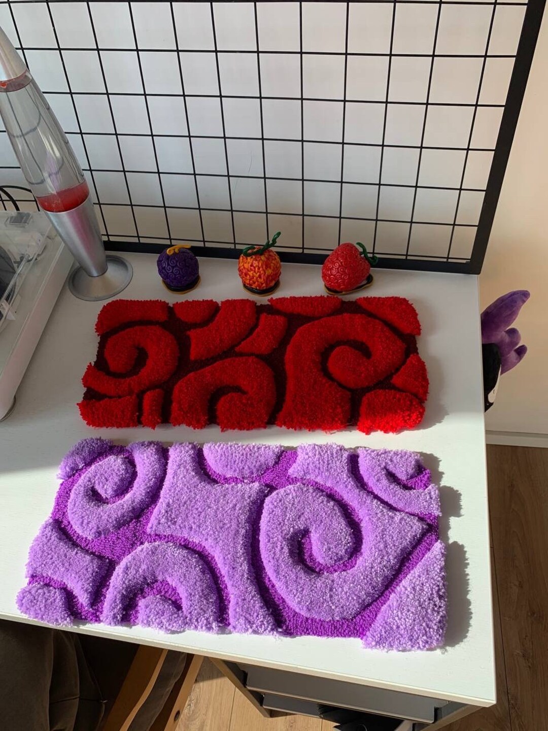 Tufted Rug Gomu Gomu Tufting Fluffy Coaster Anime Keyboard 3d Amine ...