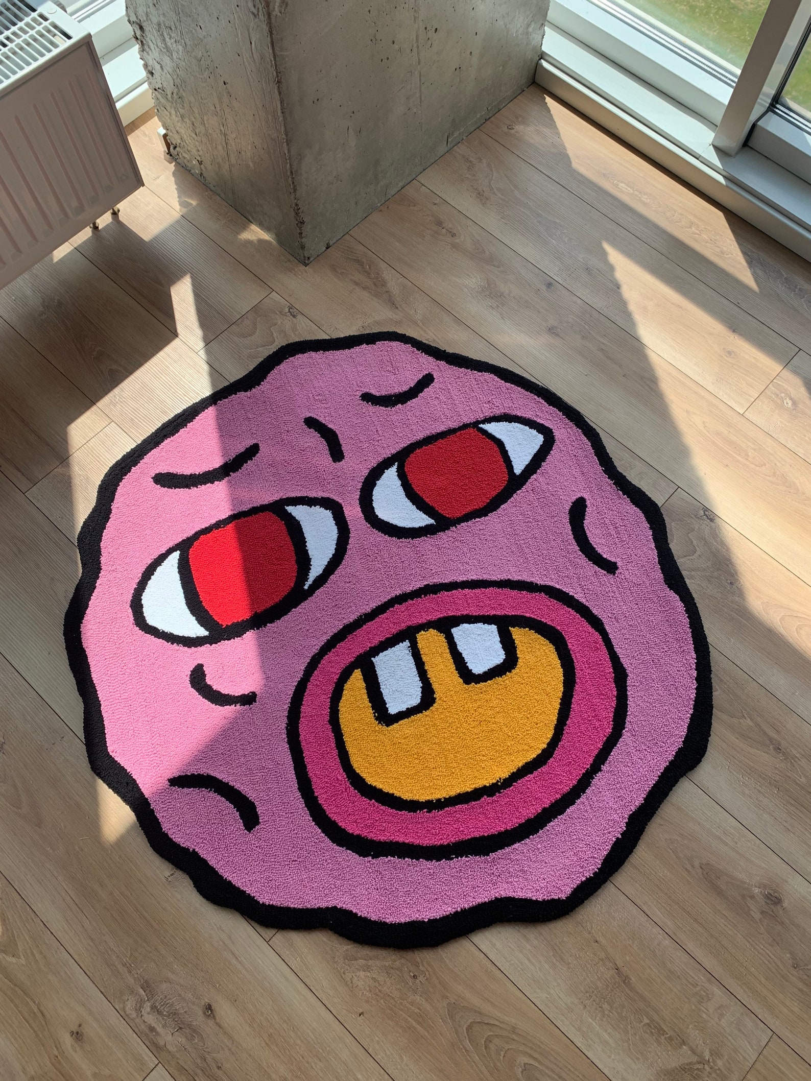 Tufted Rug Golf Cherry Bomb Custom Punch Needle - Etsy