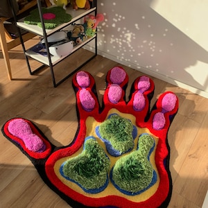 Thermal Hand Rug Tufted Custom 3d Carpet - Etsy