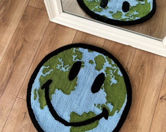 Planet Earth Rug - Etsy