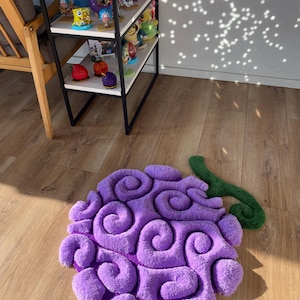 3d Devil Fruit Gomu Gomu Tufted Custom Rug - Etsy