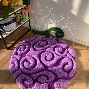 3d Devil Fruit Gomu Gomu Tufted Custom Rug - Etsy