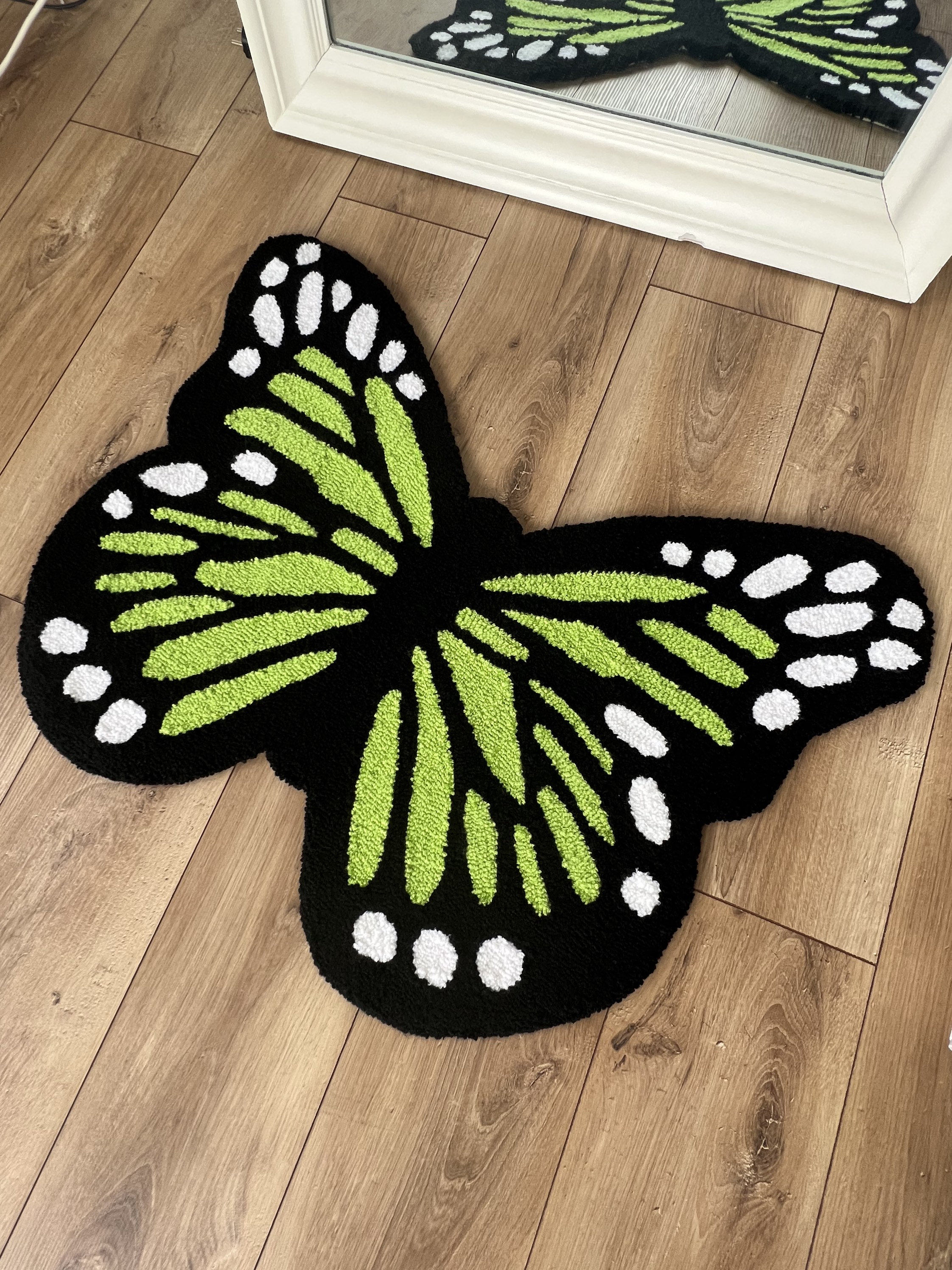 Handmade Tufted Butterfly Custom Rug - Etsy