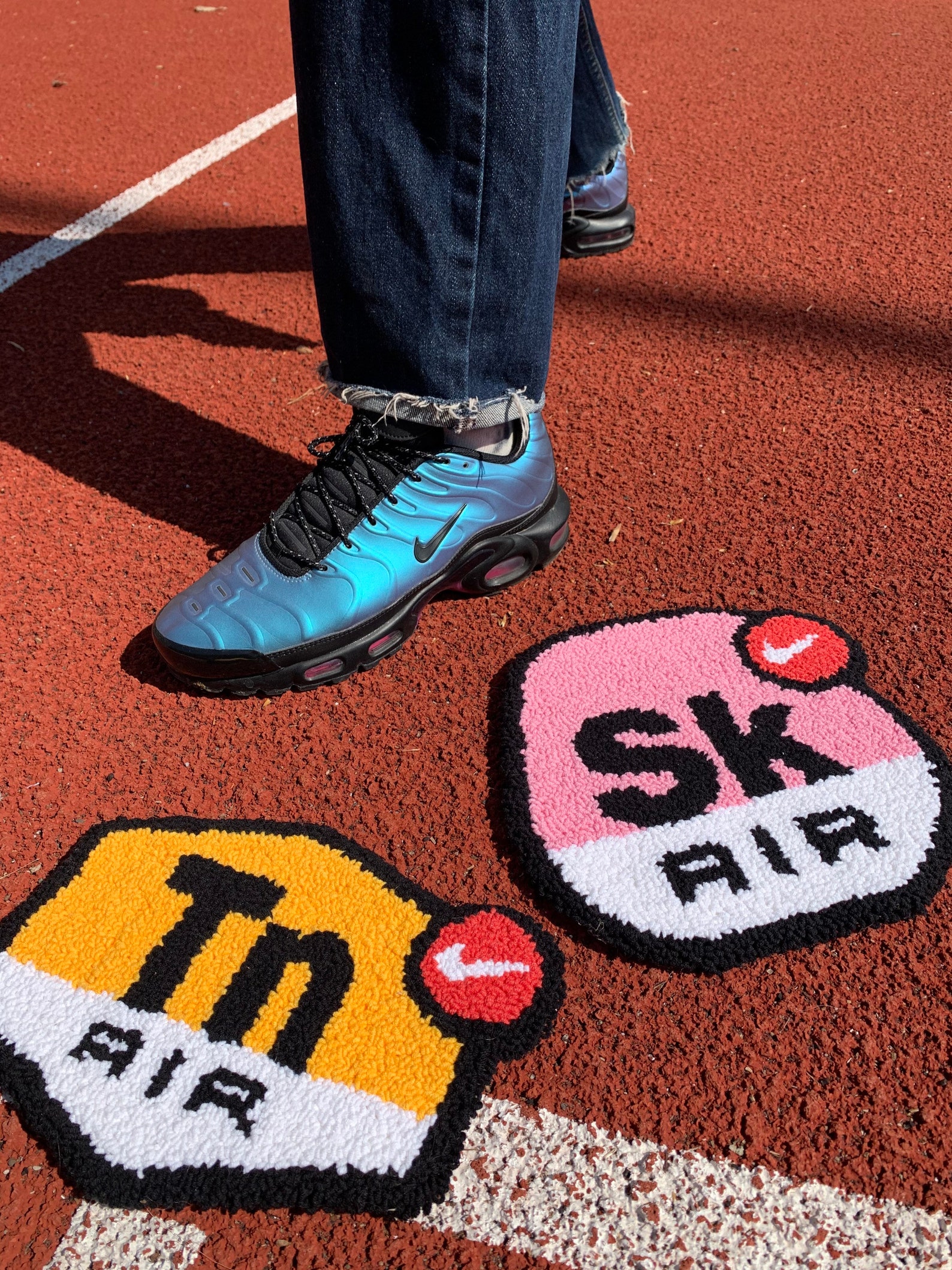 Tufted Handmade Rug Nike Tn Air Max Punch Needle Coaster. | Etsy