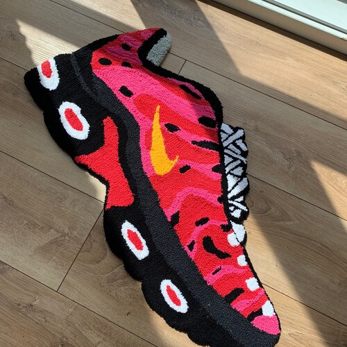 Tufted Handmade Rug Nike Tn Air Max Punch Needle Coaster. | Etsy
