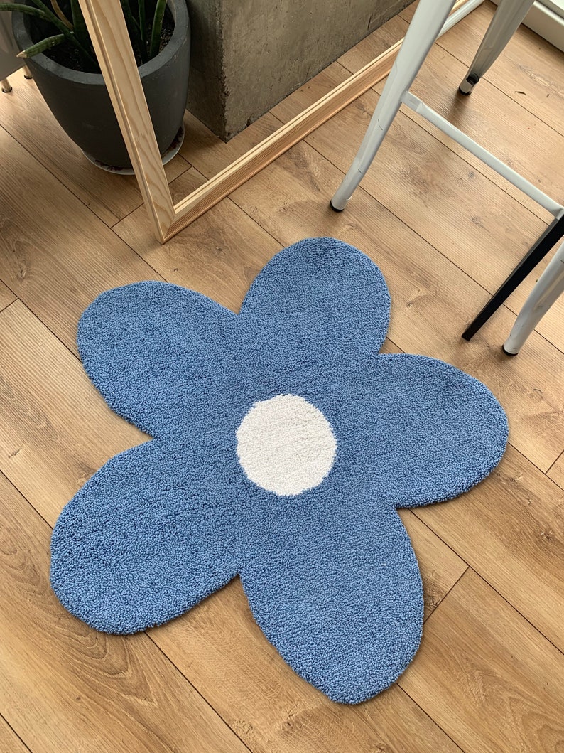 Handmade Tufted Custom Flower Rug. Any Color - Etsy Australia