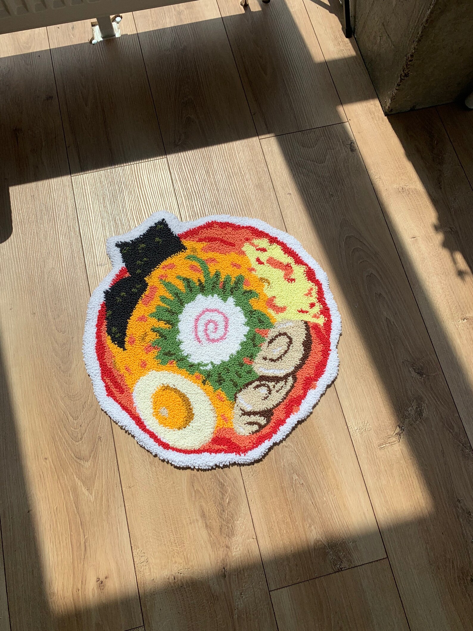 Ramen Handmade Custom Tufted Rug | Etsy