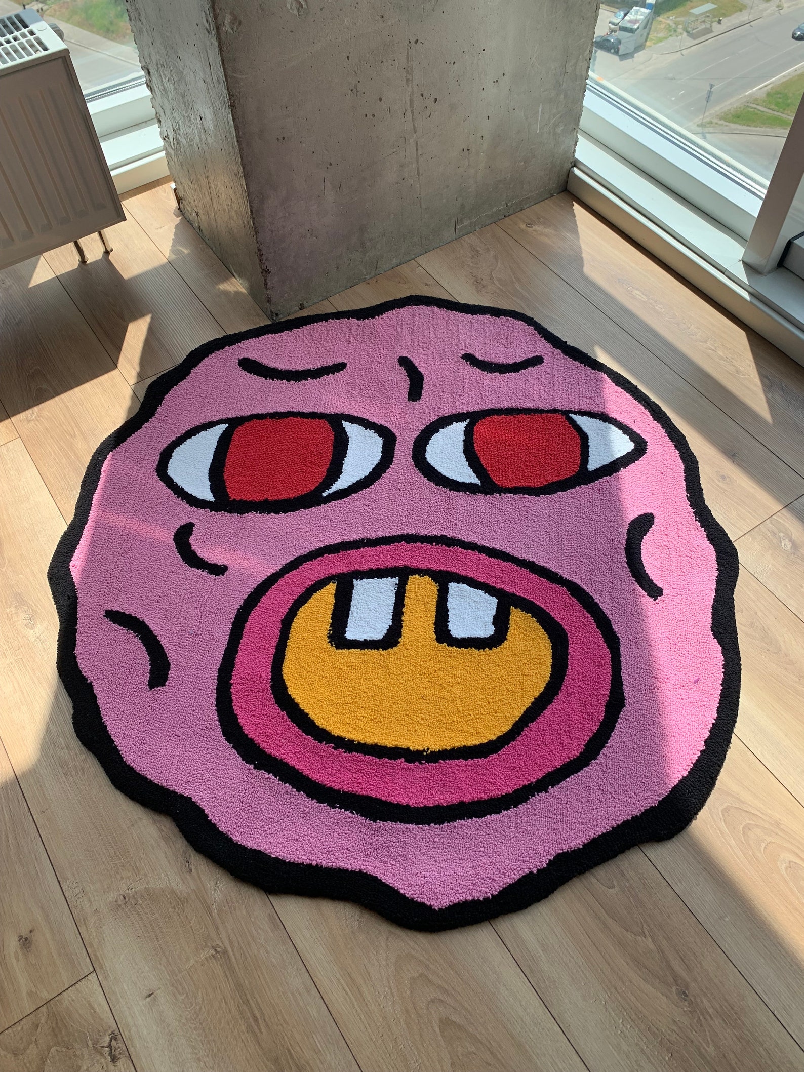 Tufted Rug Golf Cherry Bomb Custom Tufting Fluffy Carpet - Etsy