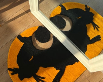 Ramen Handmade Custom Tufted Rug | Etsy