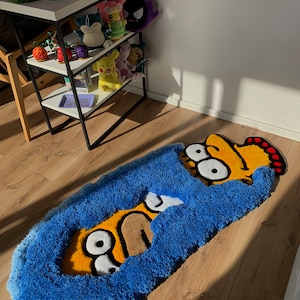 Fluffy Tufted Custom 3d Rug Simpson Carpet - Etsy