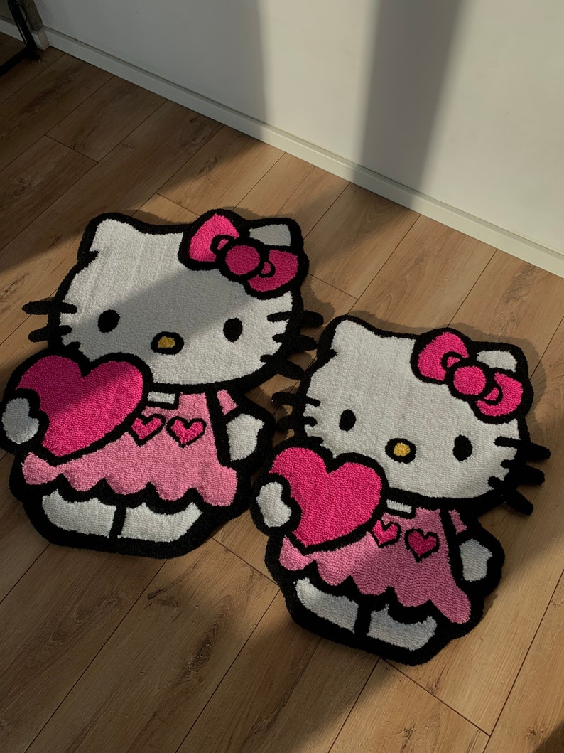 Kitty Tufting Handmade Rug Custom | Etsy