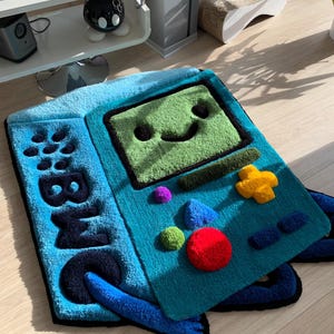 BMO Tufted 3d Custom Rug Fluffy Carpet Adventure Time - Etsy