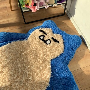 Snorlax Tufted Fluffy 3d Skeleton Rug Tufting Carpet - Etsy