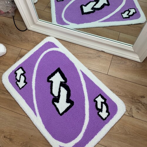 Tufted UNO Card Rug - Etsy