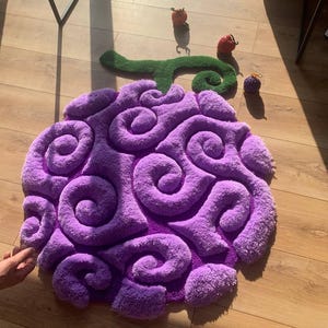 3d Devil Fruit Gomu Gomu Tufted Custom Rug - Etsy
