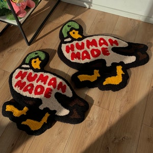 Rug Tufted Duck Custom Handmade - Etsy