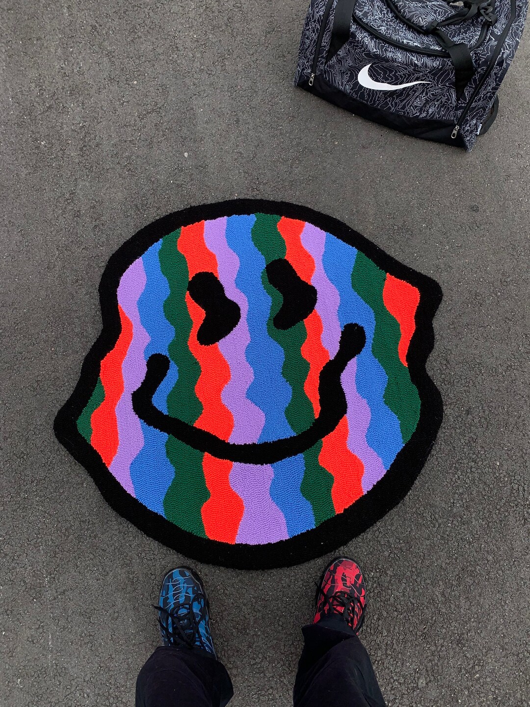 Lsd Trippy Smile Tufting Custom Rug Bedroom Decor Gift Handmade - Etsy