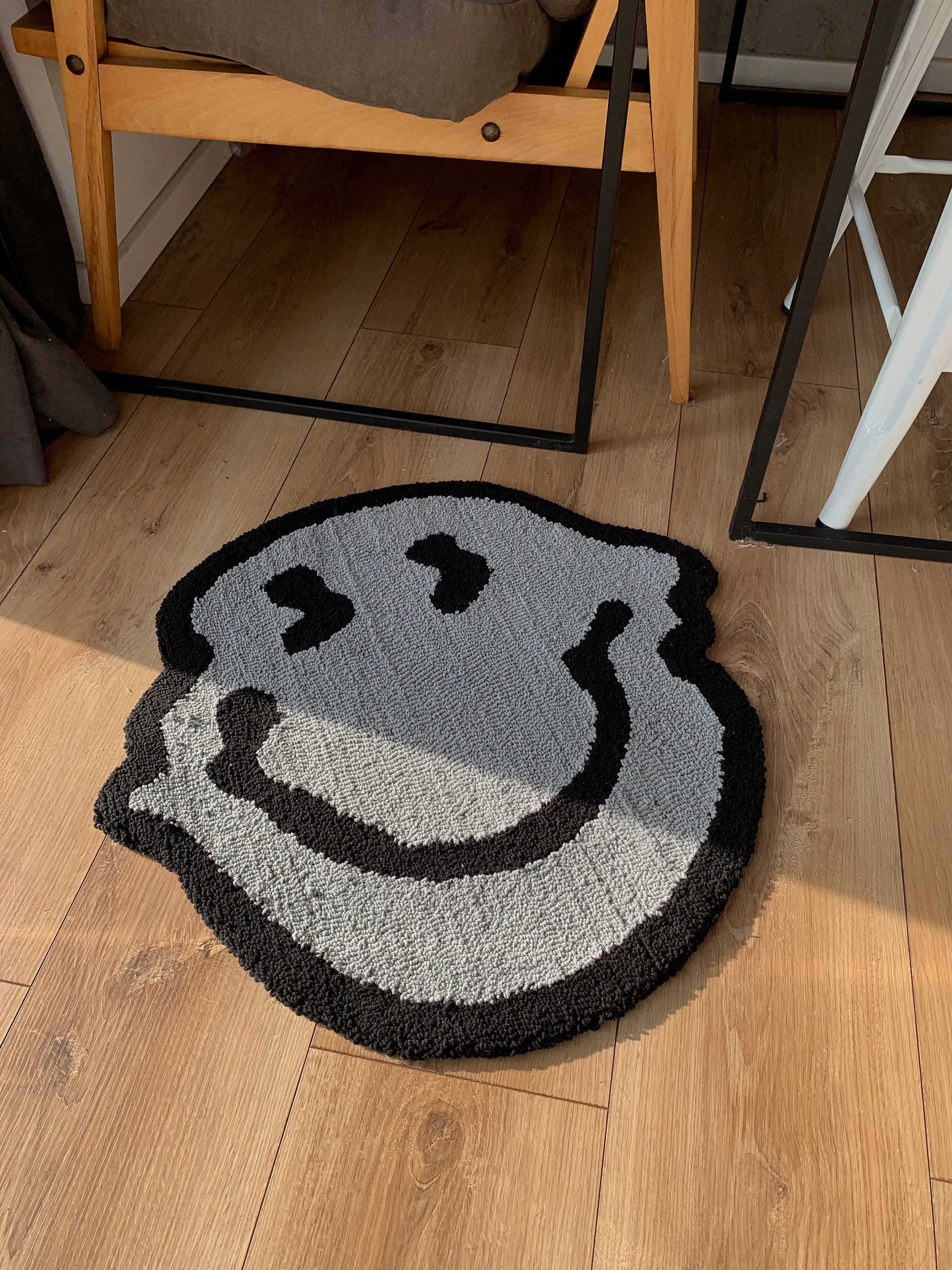 Lsd Trippy Smile Rug Custom Tufting. Any Color Variations | Etsy UK