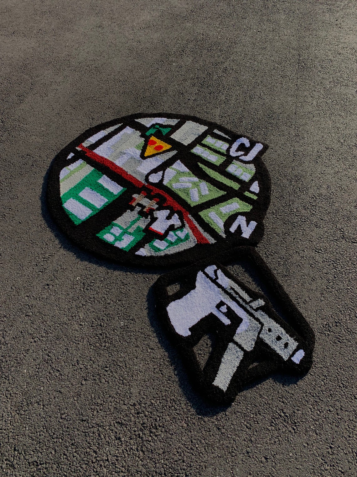 GTA Tufted Rug Custom Tufting Carpet Grand Theft Auto - Etsy Canada