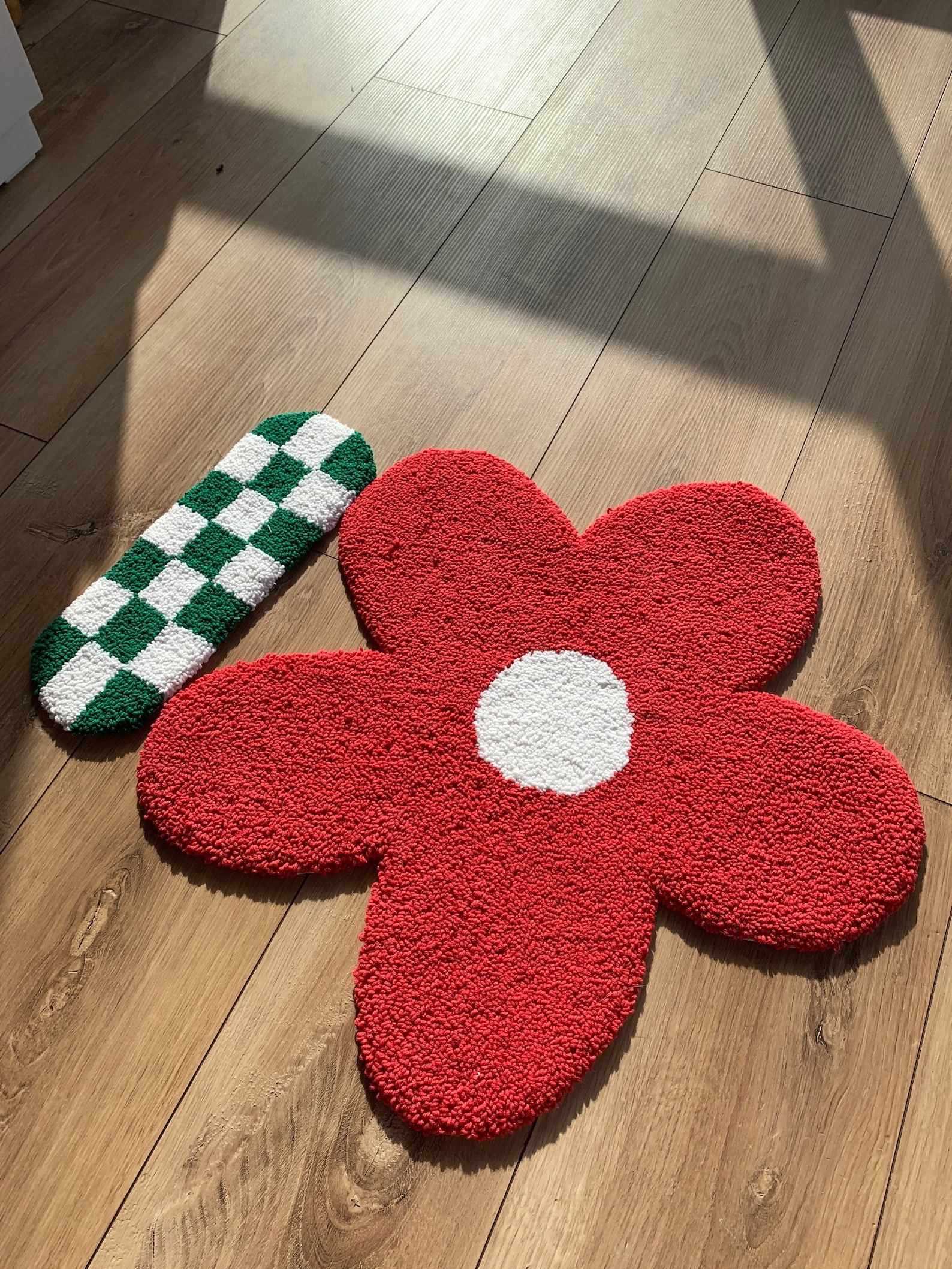 Handmade Tufted Custom Flower Rug. Any Color - Etsy Australia