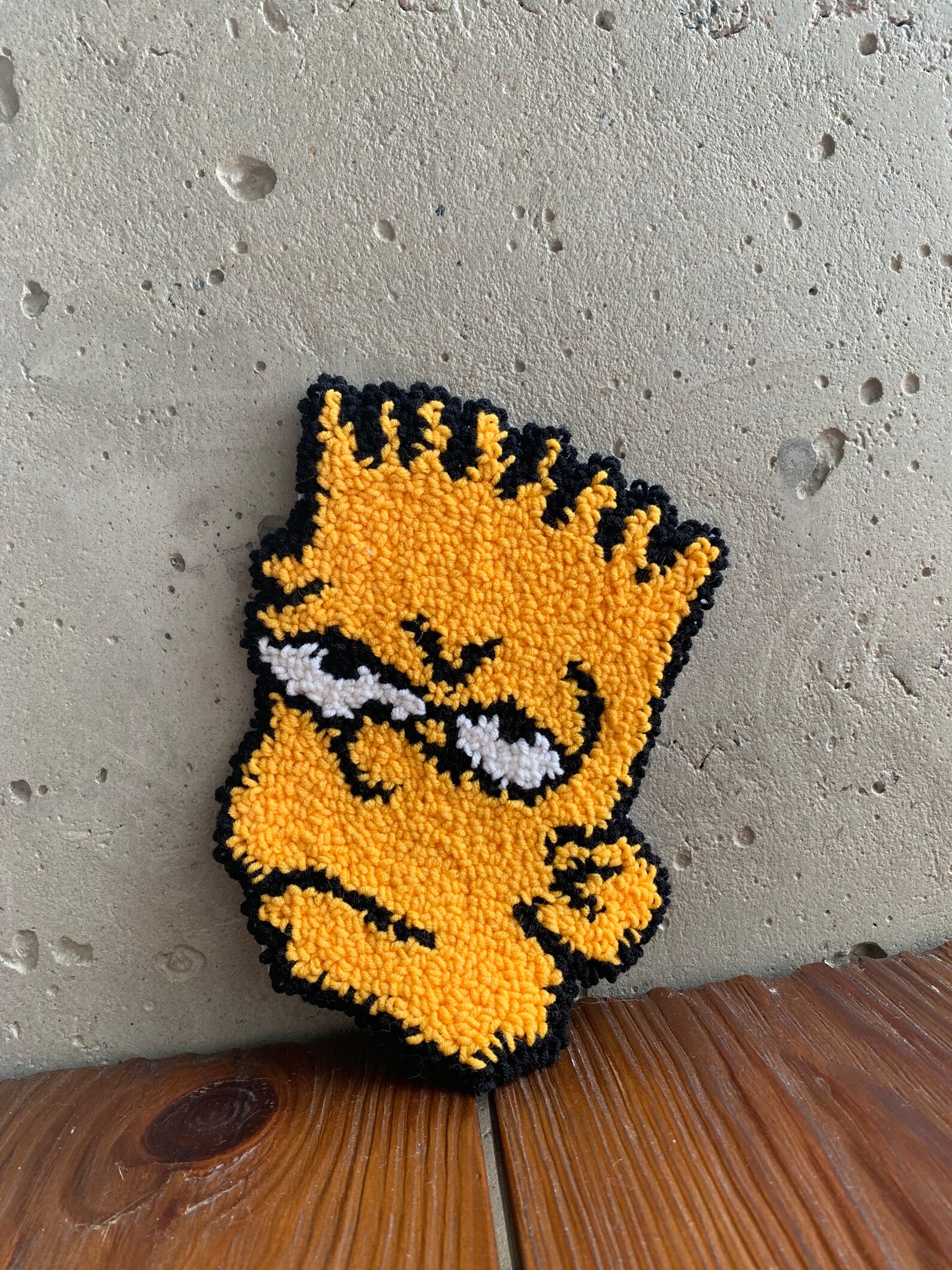 Punch Needle Coaster Handmade Custom tufted Rug Coasters | Etsy