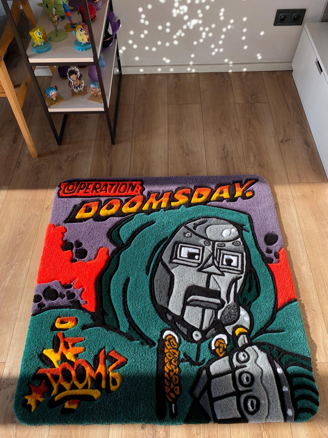 MF Doom Tufted Custom Rug Carpet Handmade Tufting Rug Fluffy Rug 3d Rug ...