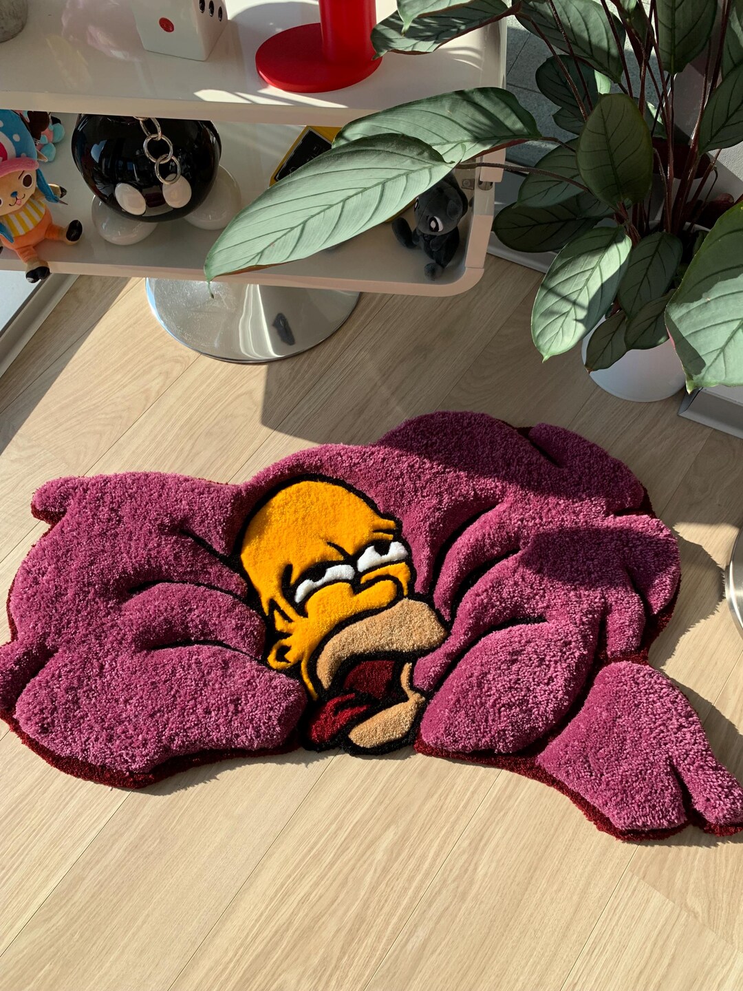 Homer Simpson Rug Tufted Custom Fluffy 3d Carpet Decor - Etsy