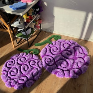 3d Devil Fruit Gomu Gomu Tufted Custom Rug - Etsy