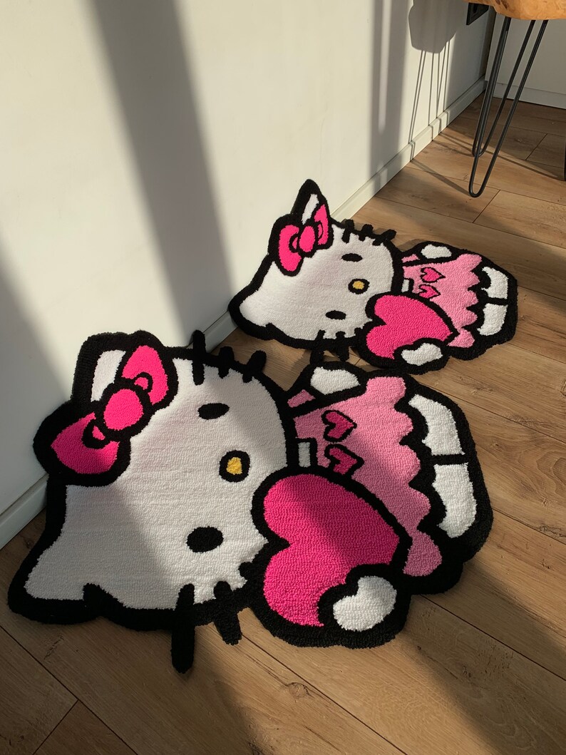 Kitty Tufting Handmade Rug Custom | Etsy