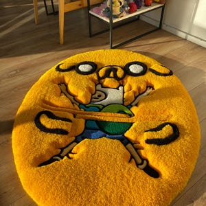 Fluffy Tufted Custom Rug, Cartoon Custom Rug, Bedroom Decor, - Etsy