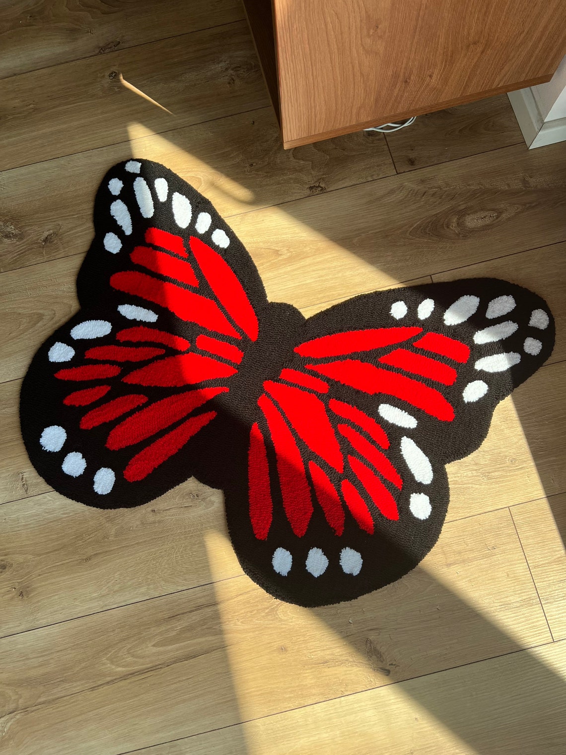 Handmade Tufted Butterfly Custom Rug - Etsy